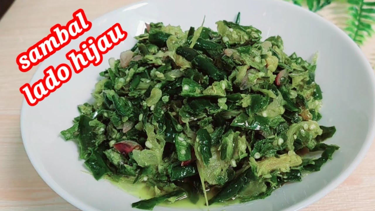 warnanya cantik rasanya enak,, ini resepnya SAMBAL CABE IJO PADANG ...