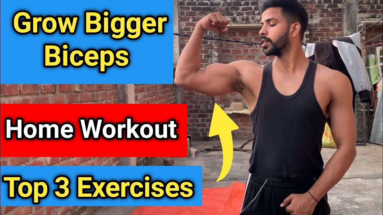 Build Bigger Biceps at Home in 30 Days | No Gym Needed - YouTube