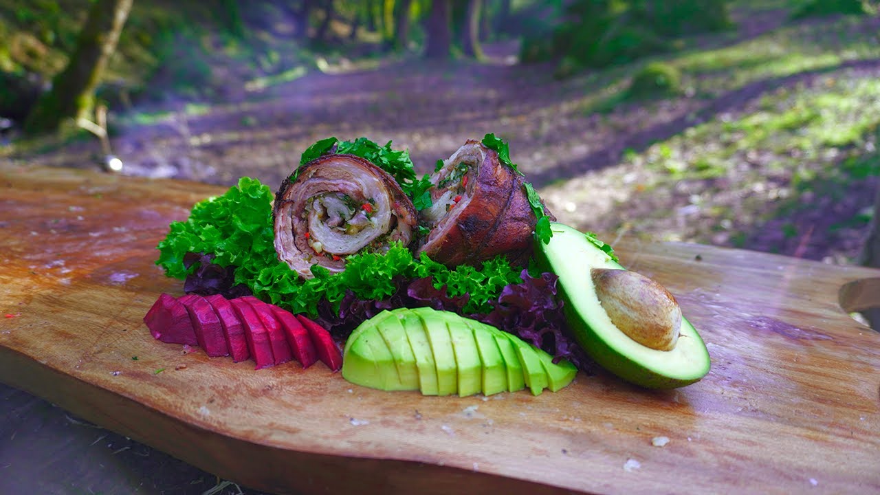 Lamb Flank Roll With Vegetables : A Unique Food In Nature - YouTube