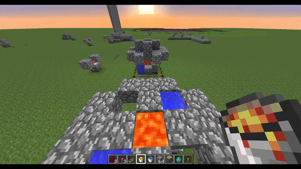 Minecraft: Cobblestone Generator Tutorial - YouTube
