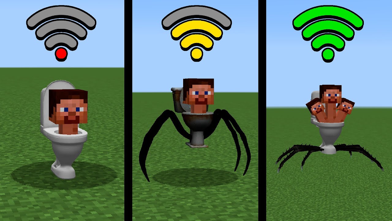 minecraft with different Wi-Fi compilation - YouTube