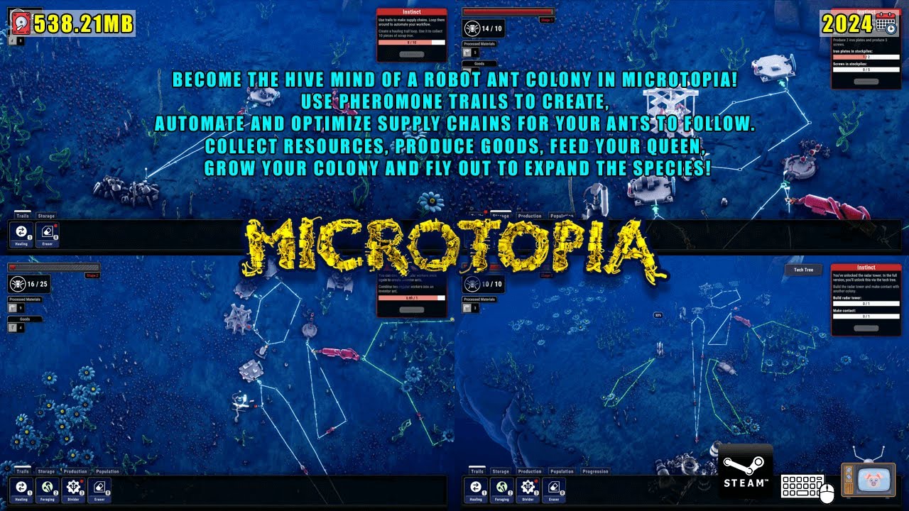 Microtopia: [PC] - Become the hive mind of a robot ant colony use ...