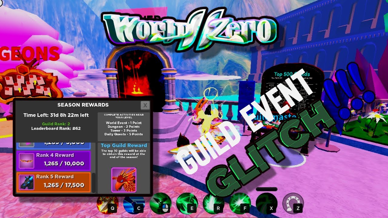 WORLD ZERO UNLIMITED GUILD REWARD GLITCH/ ROBLOX - YouTube