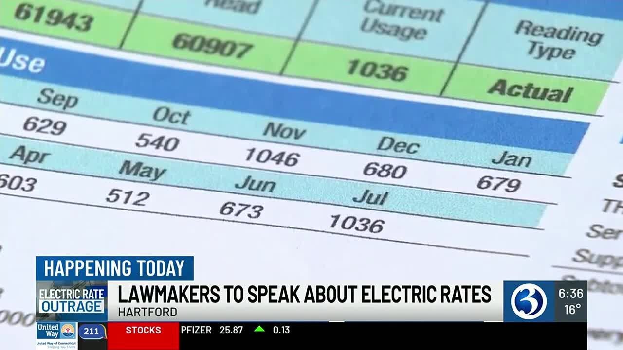 VIDEO: CT lawmakers schedule meeting to discuss electric bill rates ...