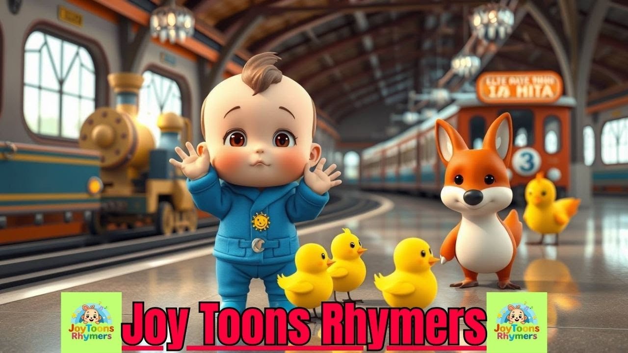 Toot Toot Train Adventure! 🚂 Fox & Chicks’ Fun Ride | EP225 Kids Rhyme ...