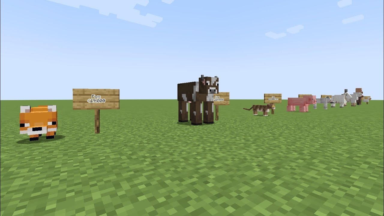 mob population in minecraft - YouTube