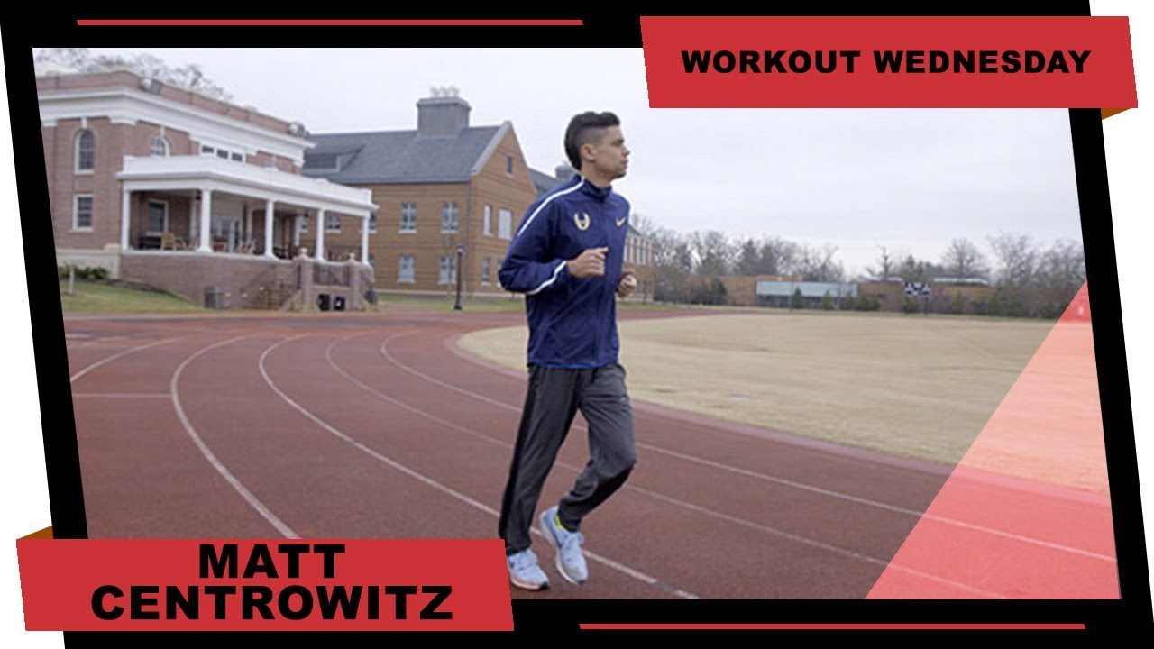 Olympic Champion Matthew Centrowitz Workout Wednesday - YouTube