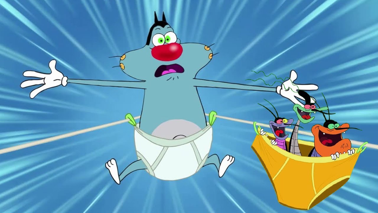 Oggy and the Cockroaches - Laundry Day | BEST CARTOON COLLECTION | New ...