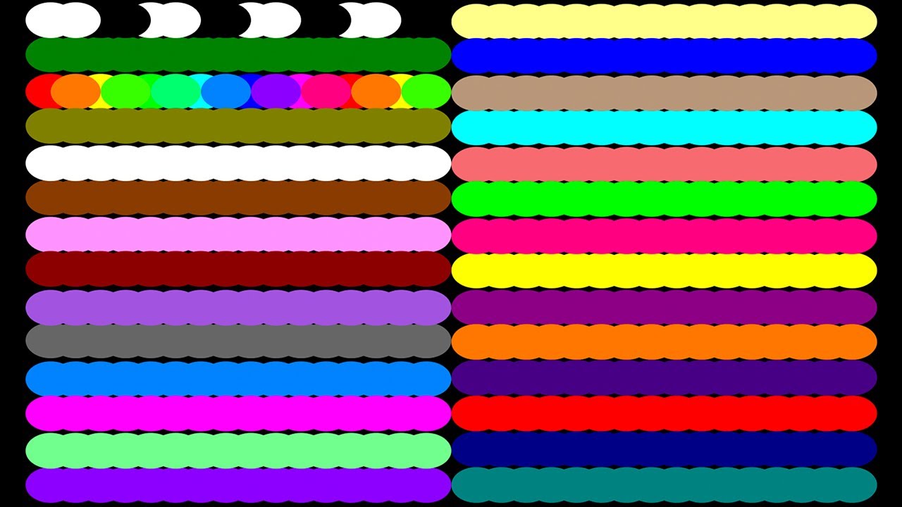 28 Colors Worm Survival Race in Algodoo - YouTube