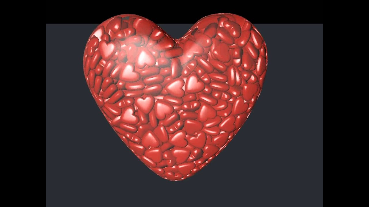 Valentines Heart-Cinema 4D - YouTube