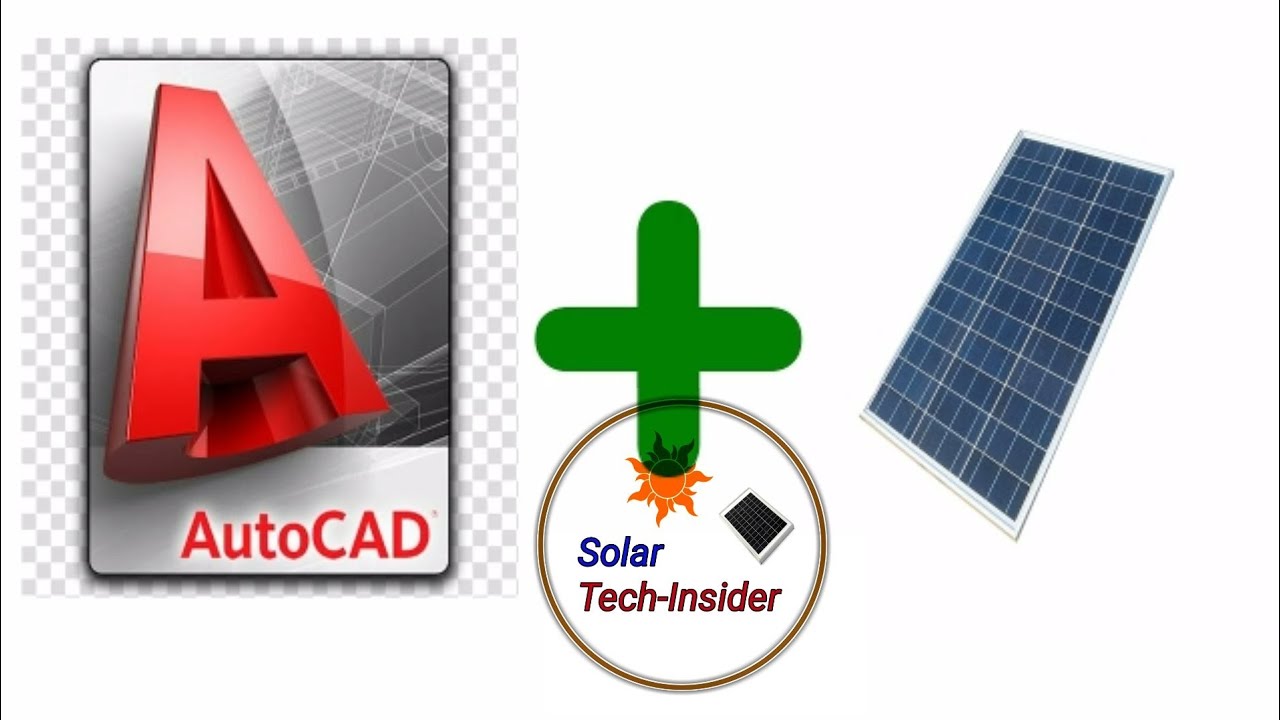 Use of AutoCAD in solar power plant Designing - YouTube