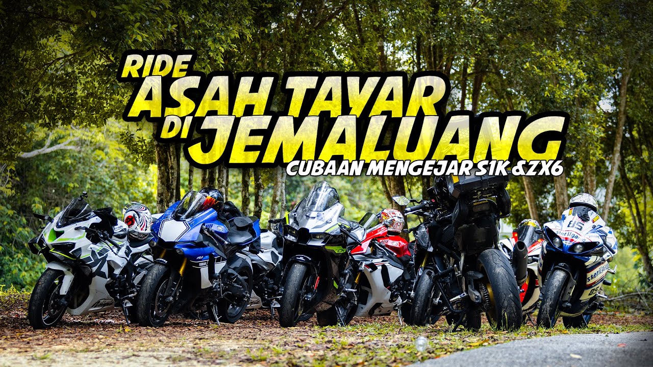 Ride Asah Tayar Di Jemaluang | Cubaan Mengejar S1K & ZX6 | R1, R6, ZX6 ...