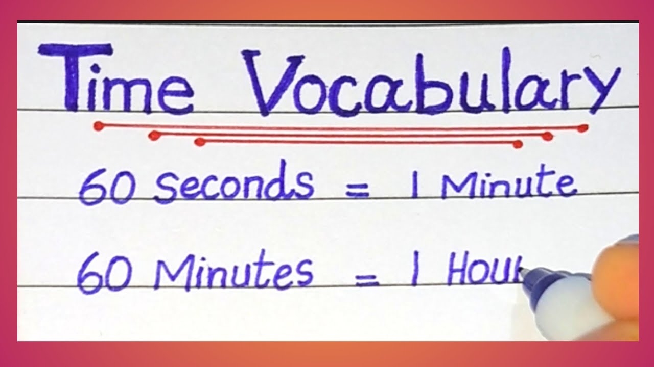 Time | Time Measurements | Time Scale - YouTube