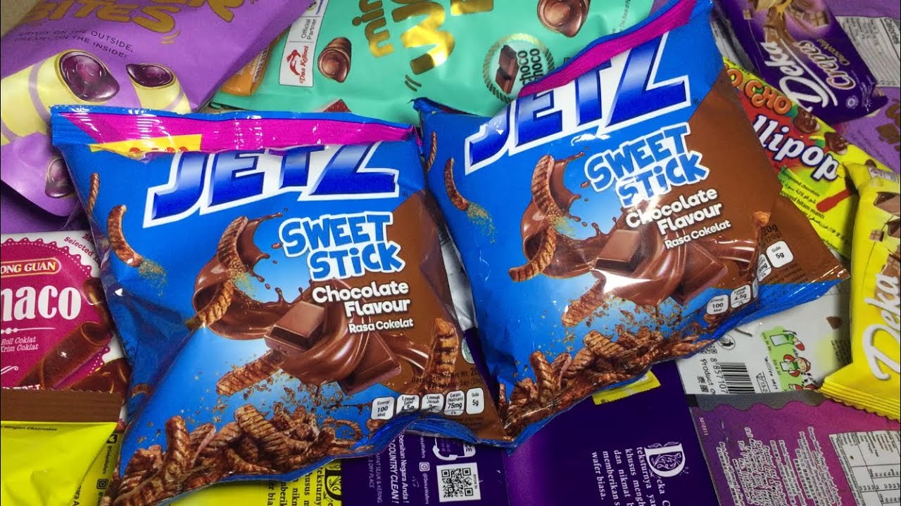 Unboxing Snacks is Very Fun and Satisfying - Jetz Sweet Stick Chocolate ...