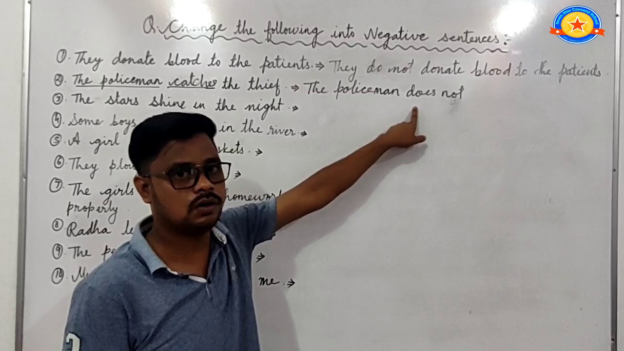 ENGLISH GRAMMAR Change Into Negative Sentences V To VIII YouTube english-grammar-change-into-negative-sentences-v-to-viii-youtube