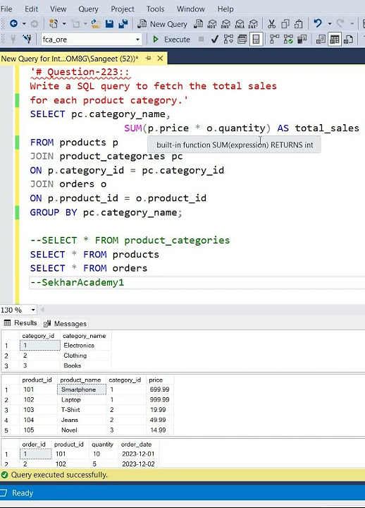 SQL Interview Question 223 || #sql #mysql #oracle #interview #shorts #reels #coding ...