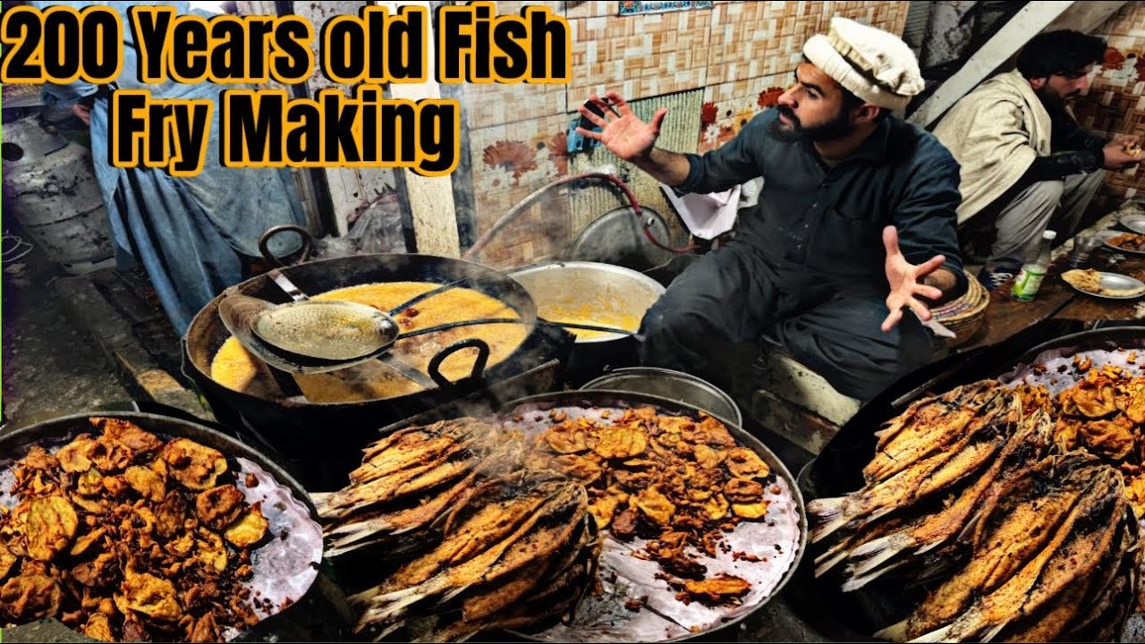 100 Years Old Dhaba Style Machli Making | Machli Fry | Pakistan Street ...