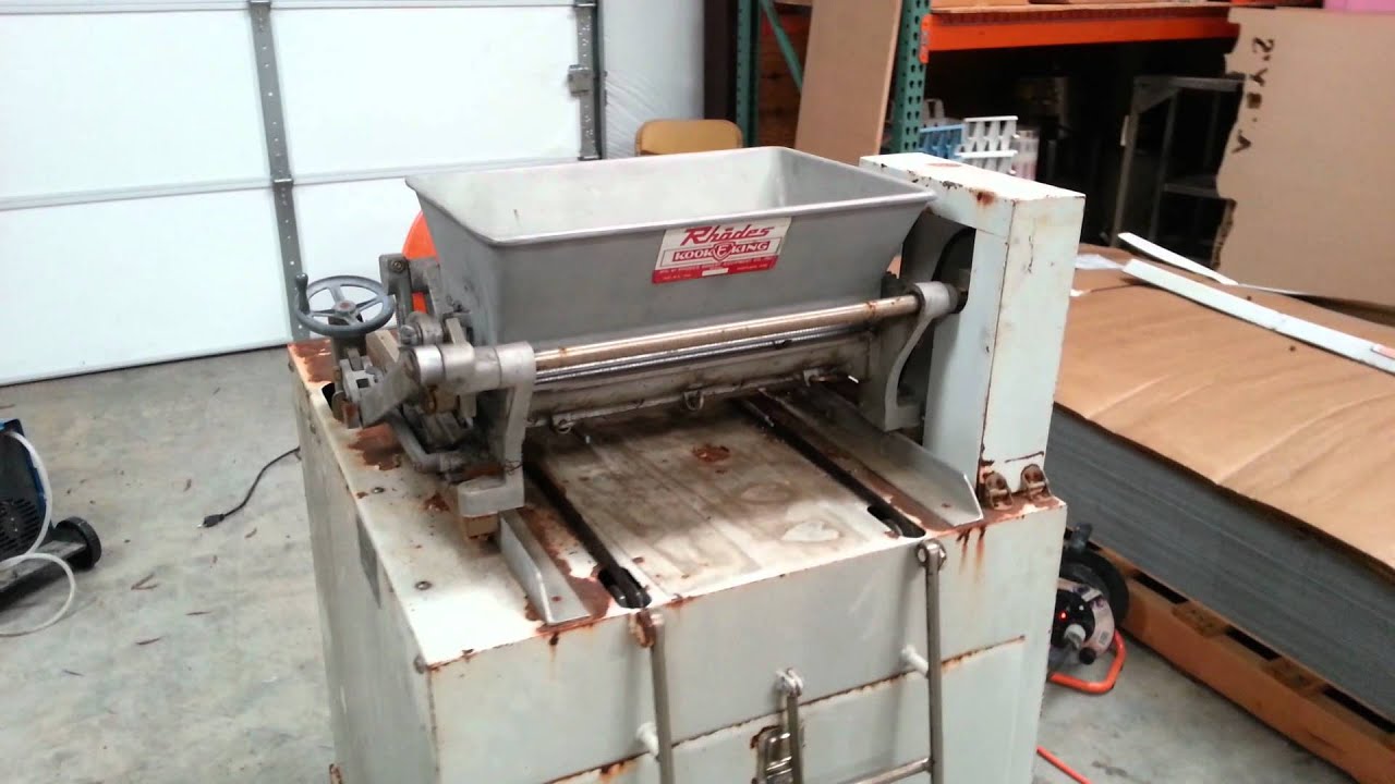 Rhodes Kook-E-King Cookie Depositor listed on ebay - YouTube