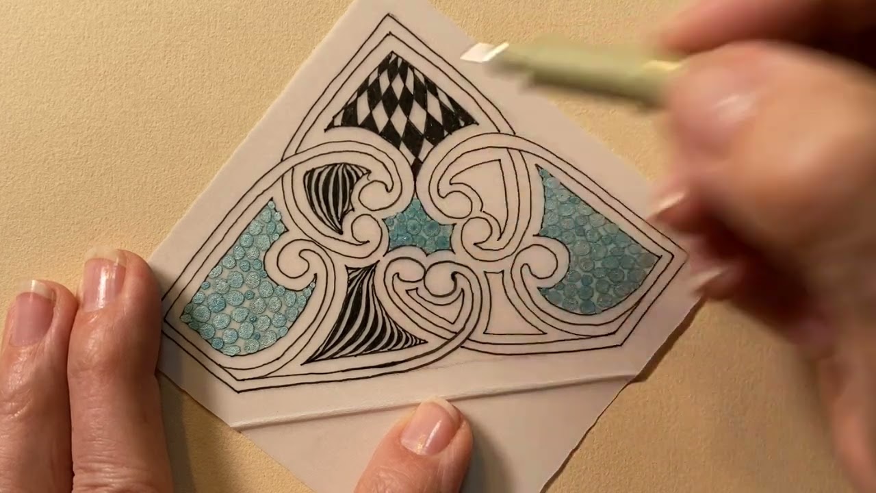 Zentangle Project Pack No. 18 - Day 10 - YouTube