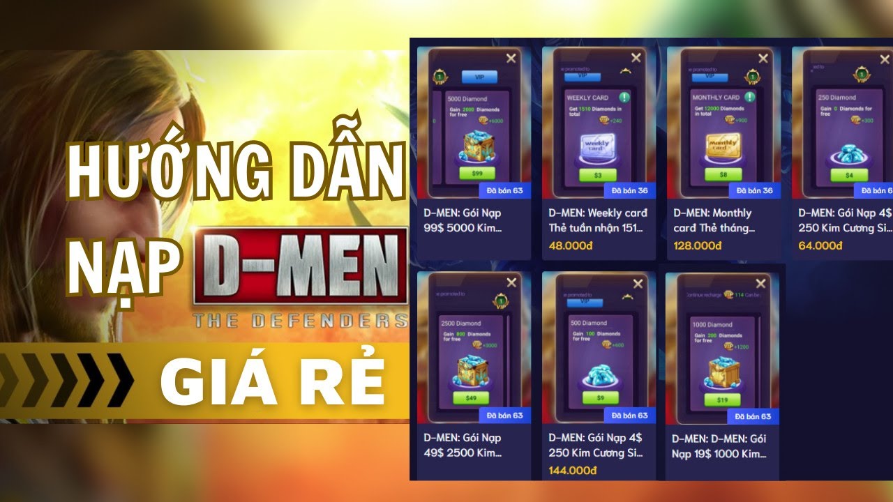Bí Kíp Kiếm Heros Xịn Game D-men The Defenders Top Up Game, Nap Game ...
