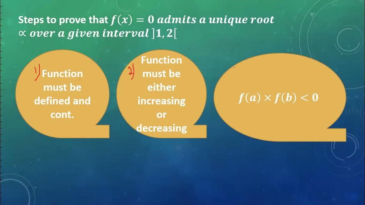 8) Exponential functions- Unique solution - YouTube