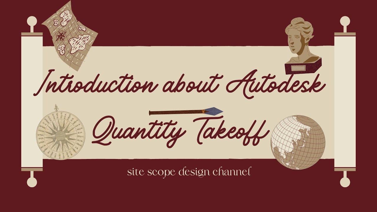 QTO ENGLISH - INTRODUCTION ABOUT QTO in Autodesk Quantity Take off ...