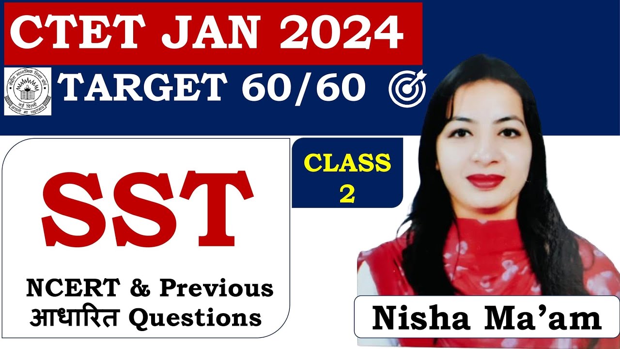 CTET 21JAN SST Class-2 by Nisha Ma'am live 6:00 PM - YouTube