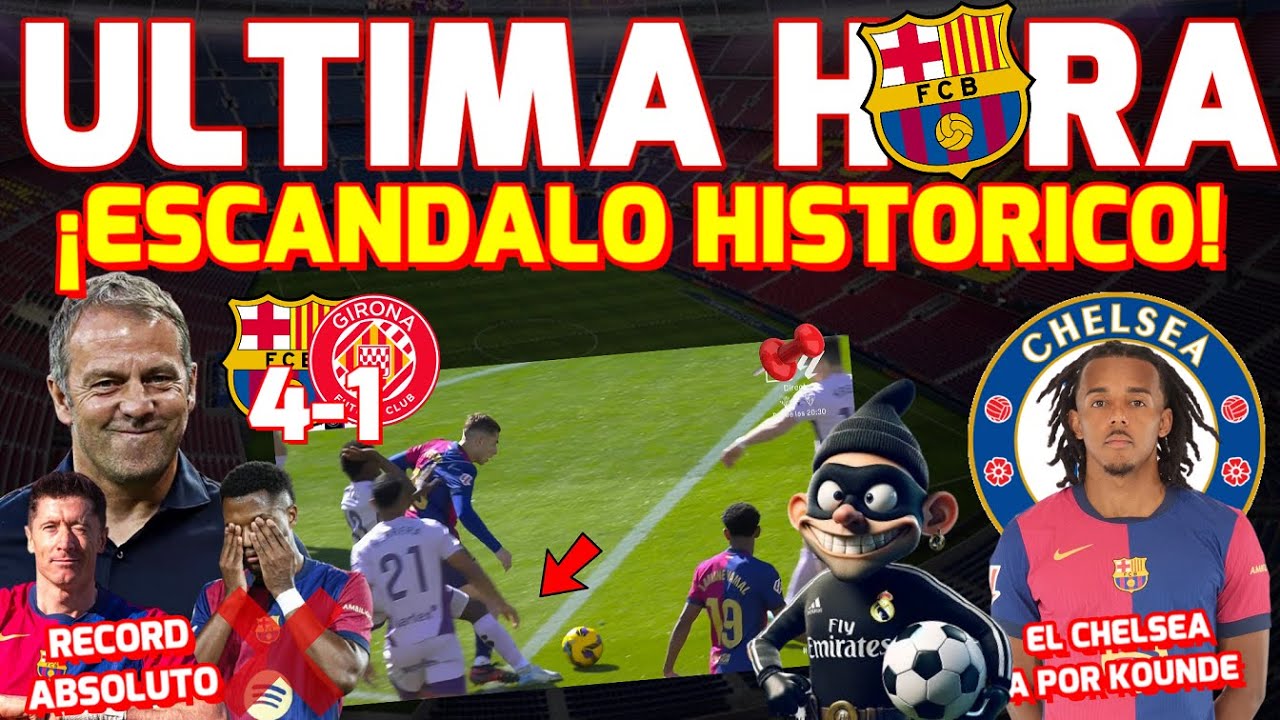 🚨 ¡ESCANDALO HISTORICO y ROBO AL BARÇA! 🔥RECORD BARÇA 💣ADIOS ANSU FATI ...