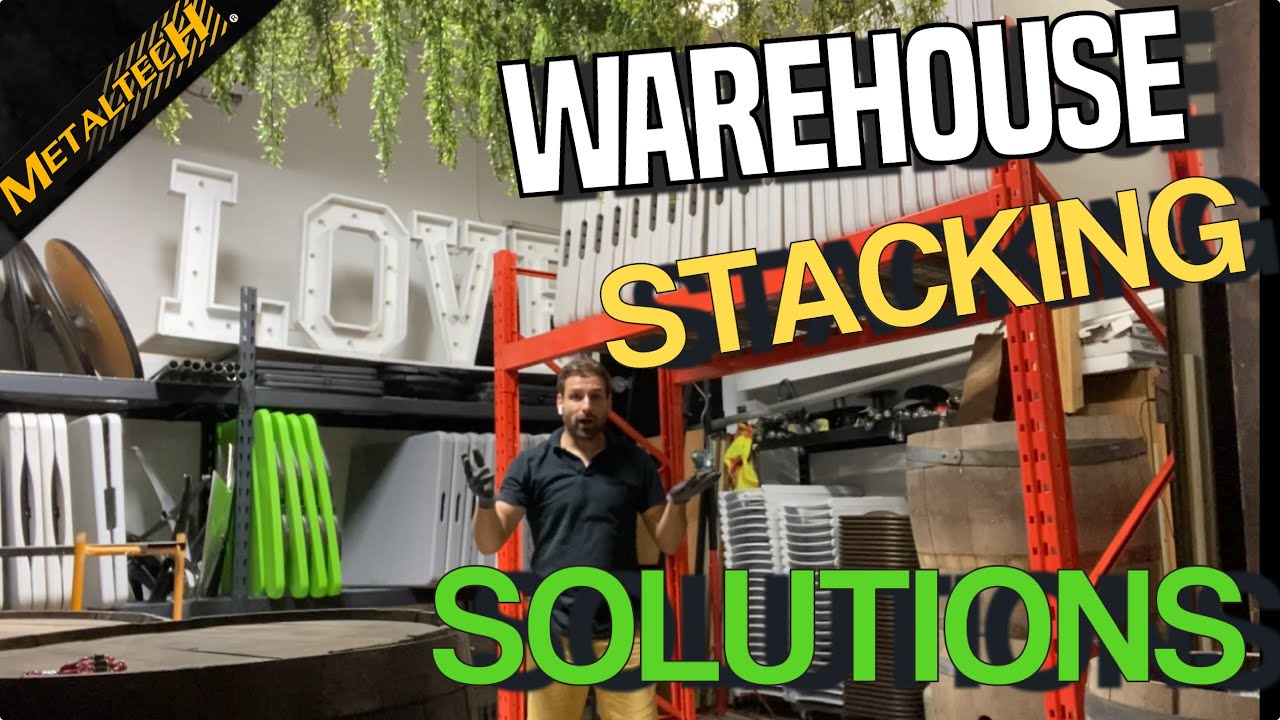 Warehouse Stacking Solutions Using The Metal Tech Mini Scaffolding On ...