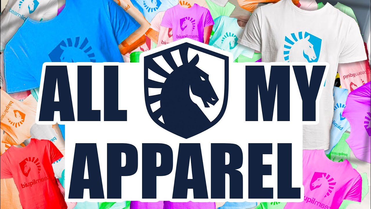 I spent 2 YEARS collecting all of my Team Liquid Apparel [55 Shirts ...