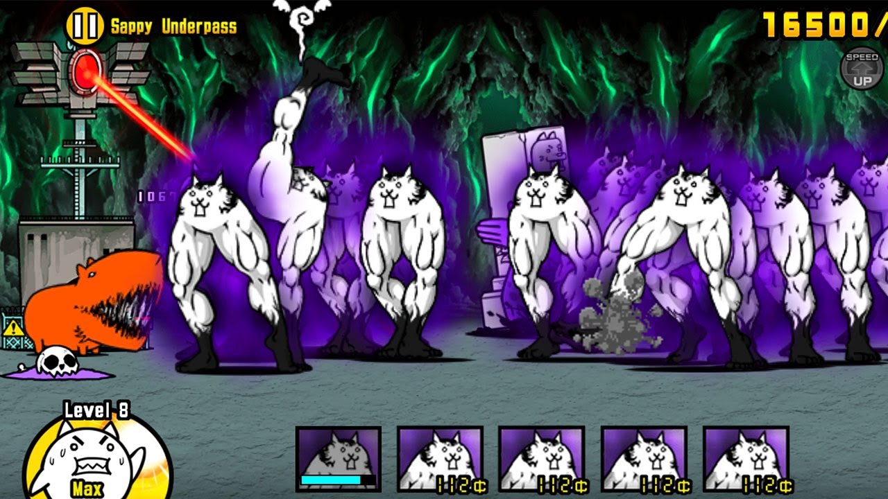 Battle cats - Spam Manic Macho Legs Cat (Enemy) - YouTube