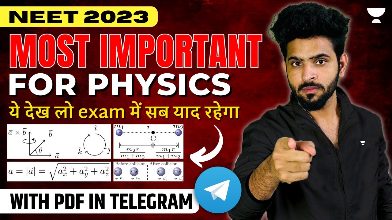 All Formulas of NEET physics⚡| NEET Physics | Akshay Tyagi | NEET 2023 ...