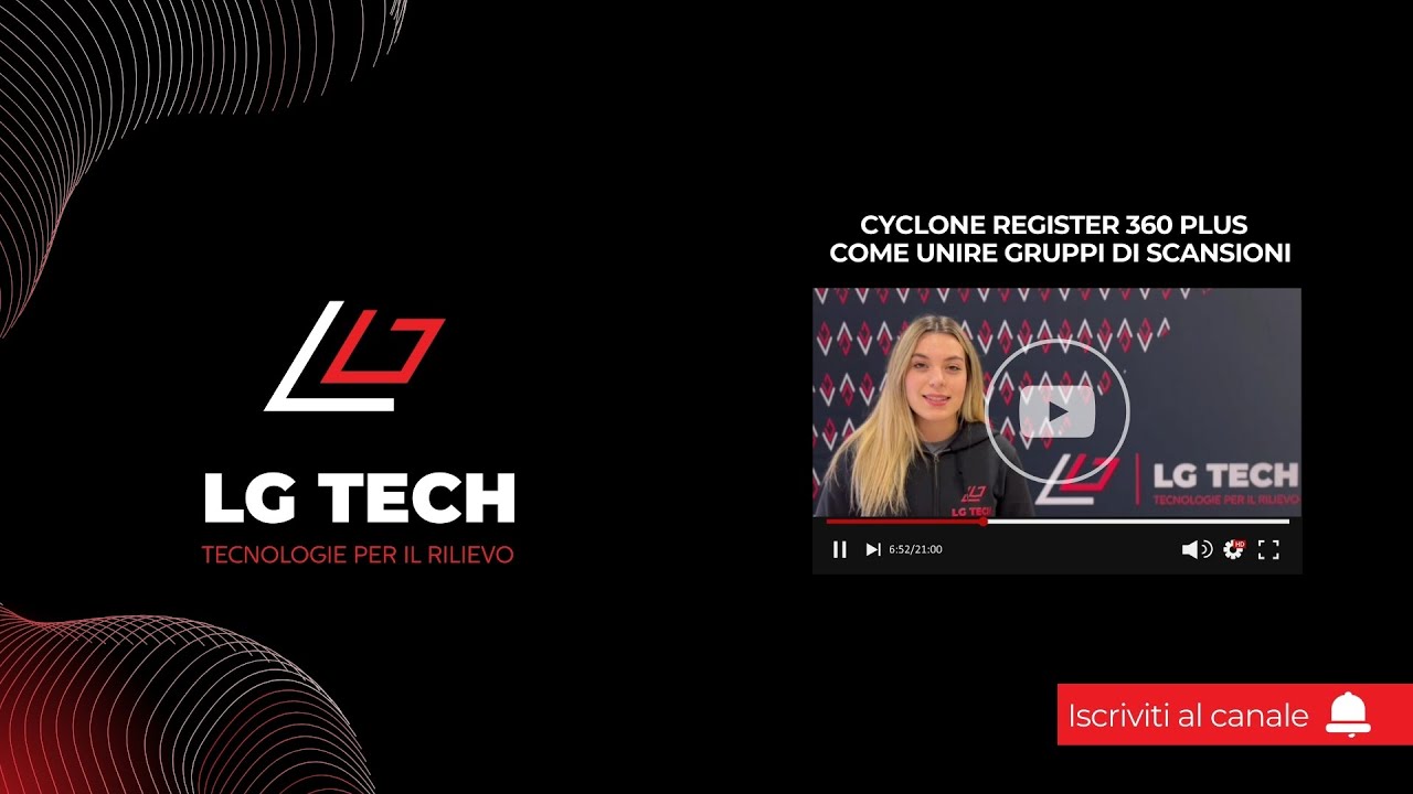 Cyclone Register 360 Plus - Come unire gruppi di scansioni - YouTube