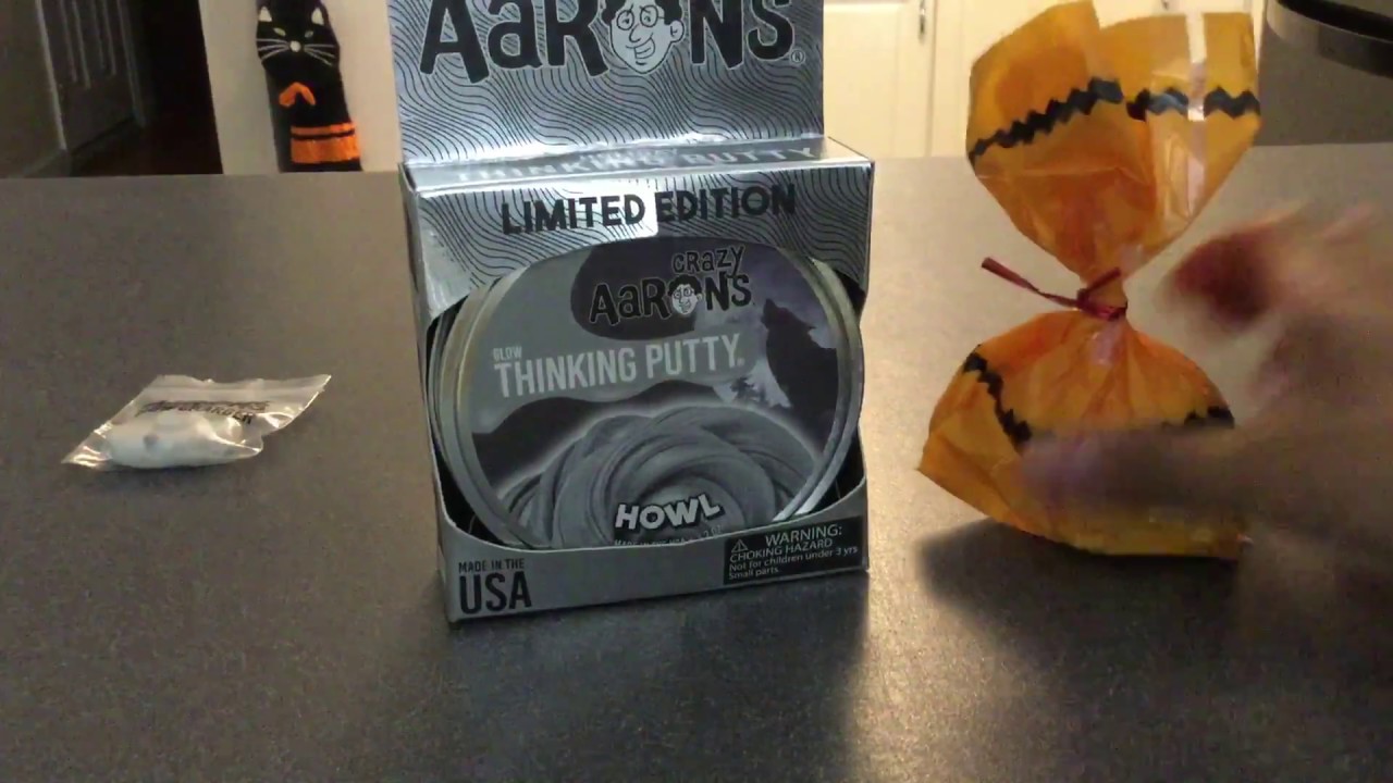 Crazy Aaron’s thinking putty 2018 Halloween colors Glowing Howl and ...