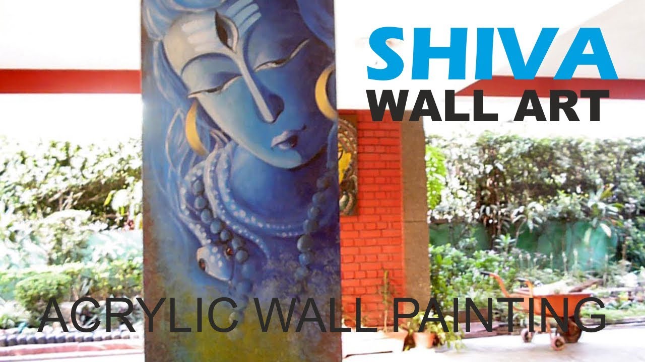 SHIVA WALL ART II WALL ART DECORATION II WALL PAINTINGS - YouTube