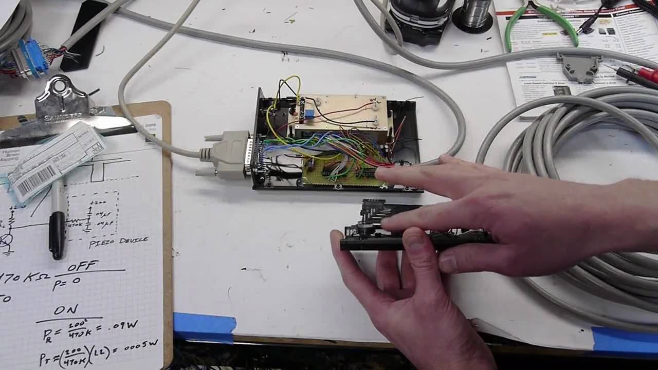 Piezoelectric Braille system with PC parallel port control and HV ...