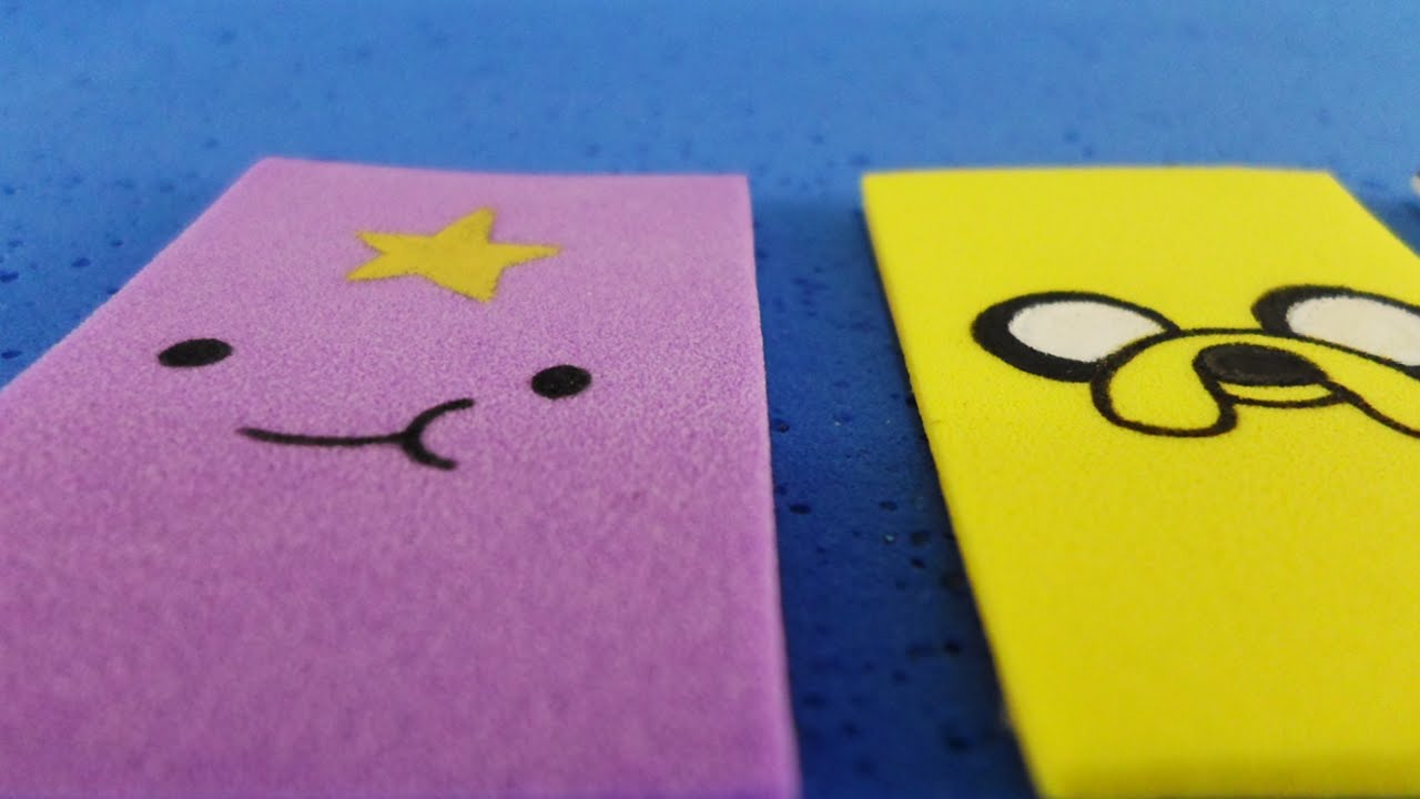 DIY - Easy Adventure Time magnet: Jake and Lumpy Space Princess - YouTube