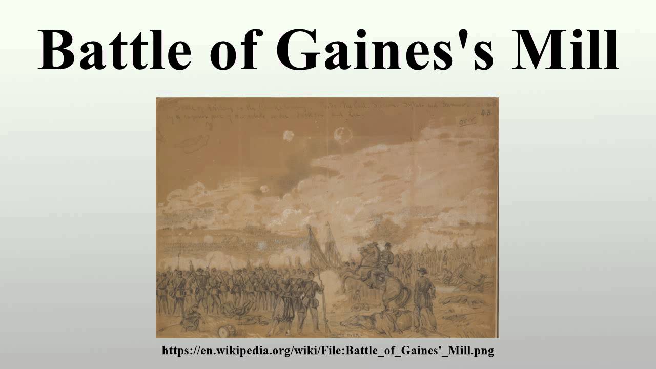 Battle of Gaines's Mill - YouTube
