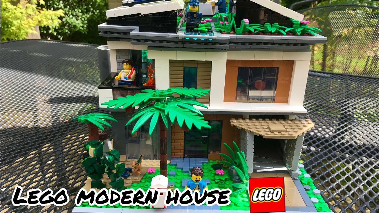 Modern LEGO mansion MOC entry to TD bricks MOC contest # ...