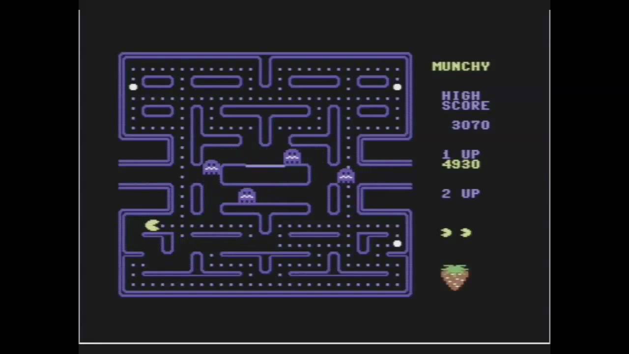 Pacman for the C64 and Arcade - YouTube