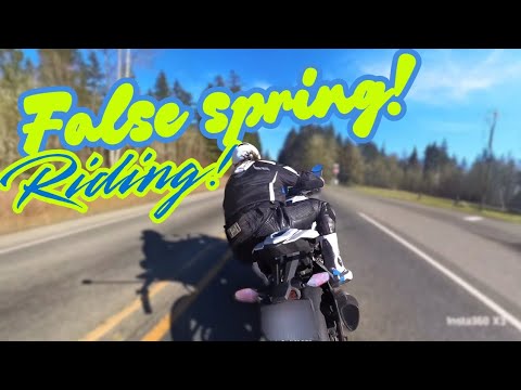 False Spring Riding In The Pacific Northwest! - YouTube