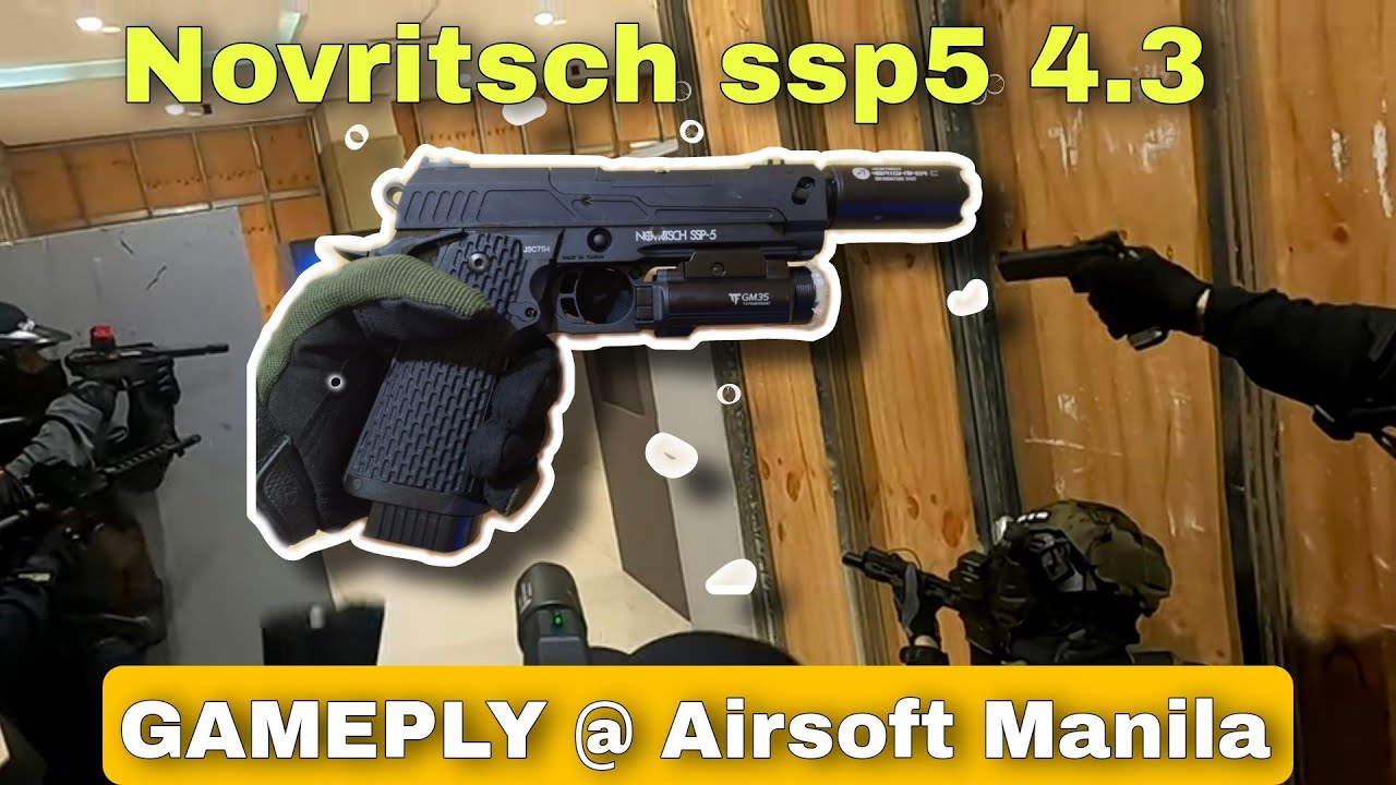 Novritsch ssp5 Airsoft Gameplay @ Ayala Mall the 30th - YouTube