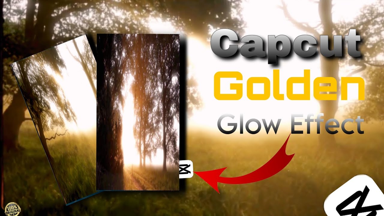 Golden Glow Effect in Capcut- Tutorial || #capcut #viral #trending #editing - YouTube