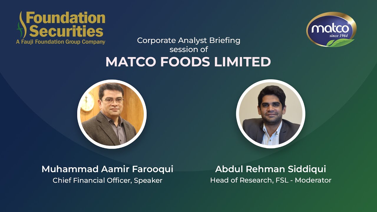 MFL: Matco Foods Limited - Corporate Analyst Briefing | Thursday, Nov ...