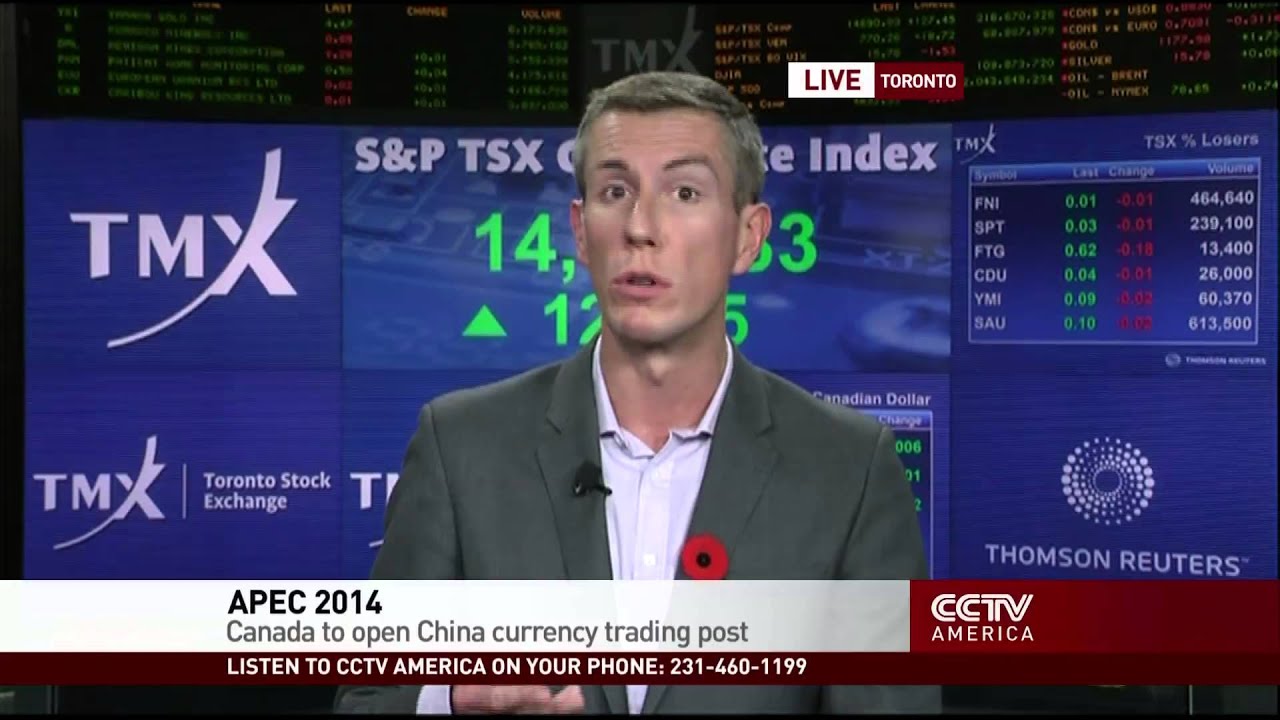 Canada to open Chinese currency trading post - YouTube