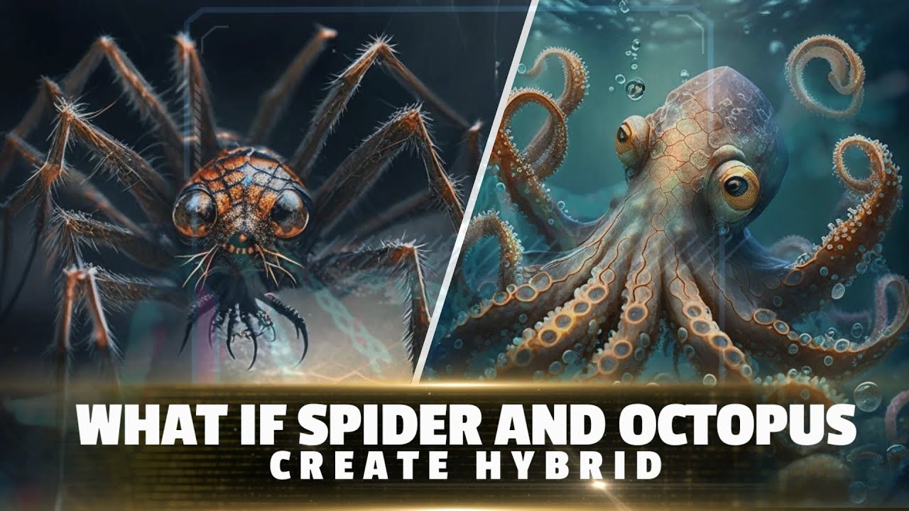 WHAT IF SPIDER AND OCTOPUS CREATE HYBRID - YouTube
