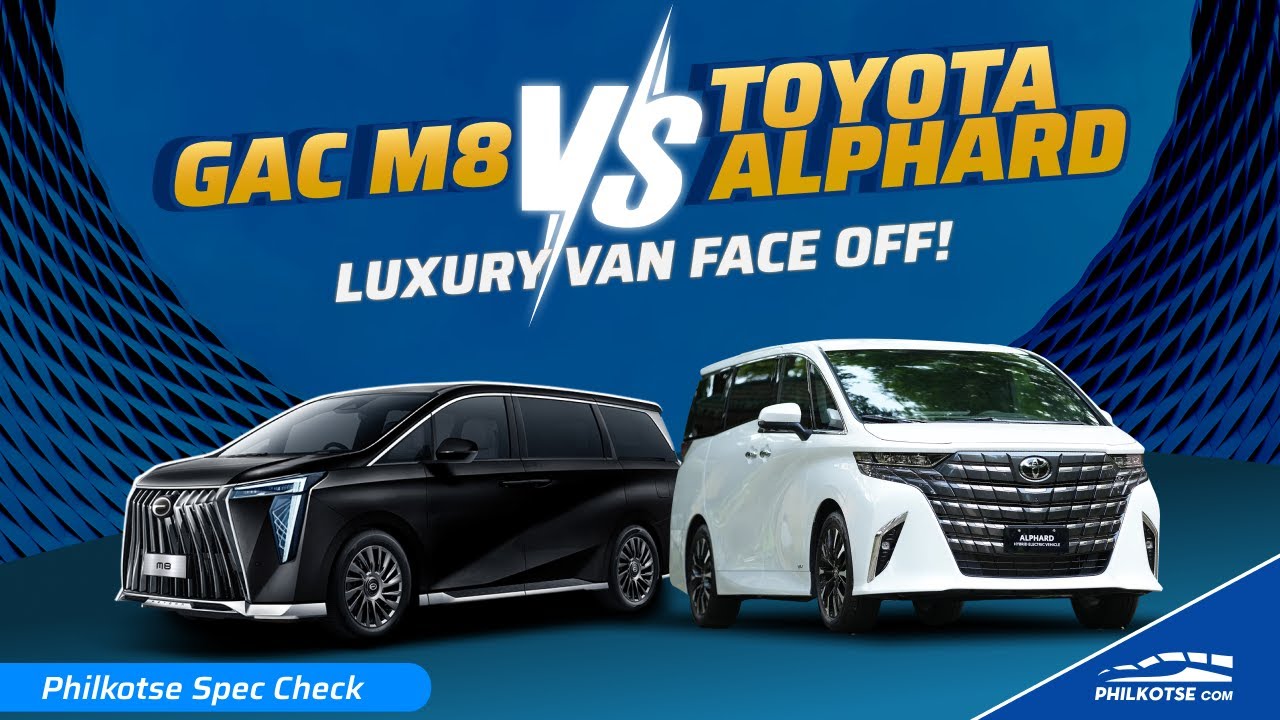 2024 GAC M8 vs Toyota Alphard - The BATTLE of ARTISTA VAN! | Philkotse ...