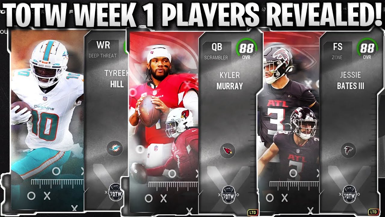 ALL TOTW WEEK 1 PLAYERS REVEALED! LTD KYLER, TYREEK, AND MORE! - YouTube