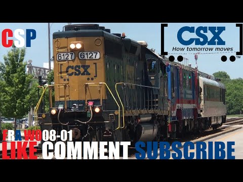 ️🤍💙[CSXT]6127 [GP40-2]LHF & DOTX 218 & DOTX 220 Makes Up W008-01As They Head SB In Fay NC - YouTube