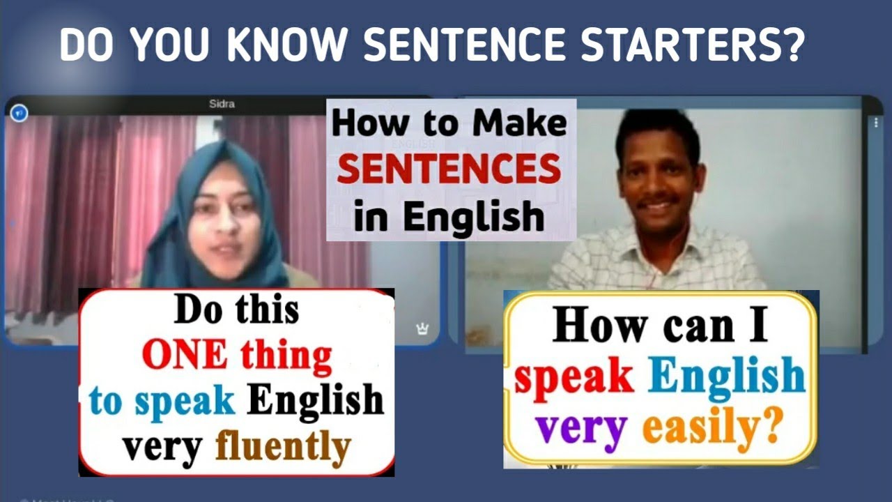 How to make sentences in English | English Speaking Practice - YouTube